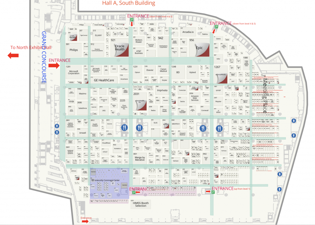 Expo Map – HIMSS23 Parties