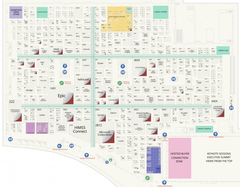 Expo Maps – Unofficial List of HIMSS26 Parties