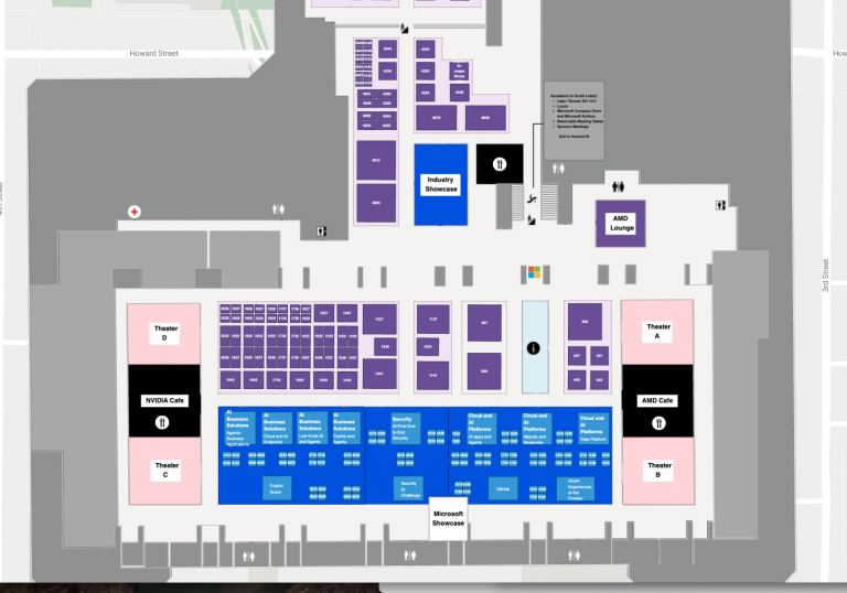 Expo Map – Microsoft Ignite 2025 Parties