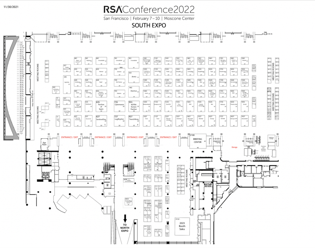 Expo Map – RSA Conference 2022 Parties